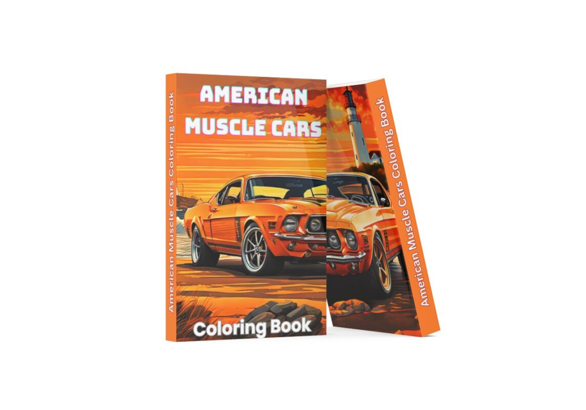 American Muscle Cars Coloring Book - Free coloring pages pro