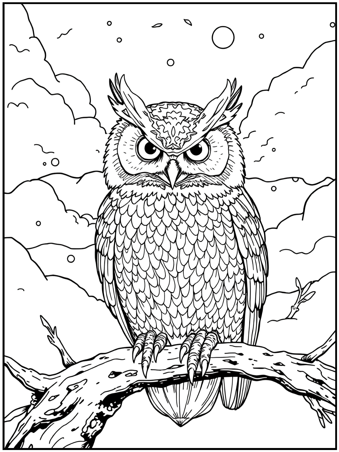 50 Free Owl Coloring Pages to Download and Print