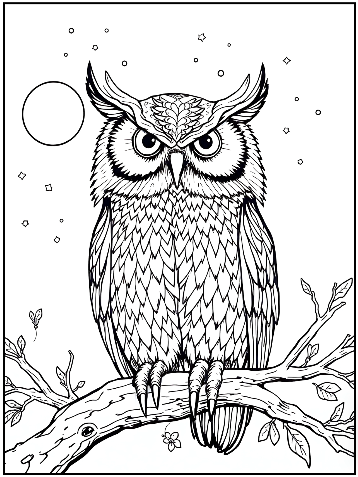 50 Free Owl Coloring Pages to Download and Print